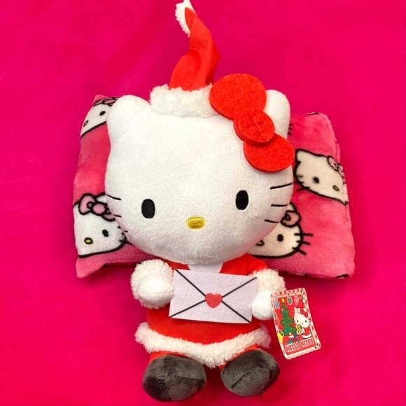 Hello Kitty | Toys | Sanrio Hello Kitty Santa Plushie | Poshmark